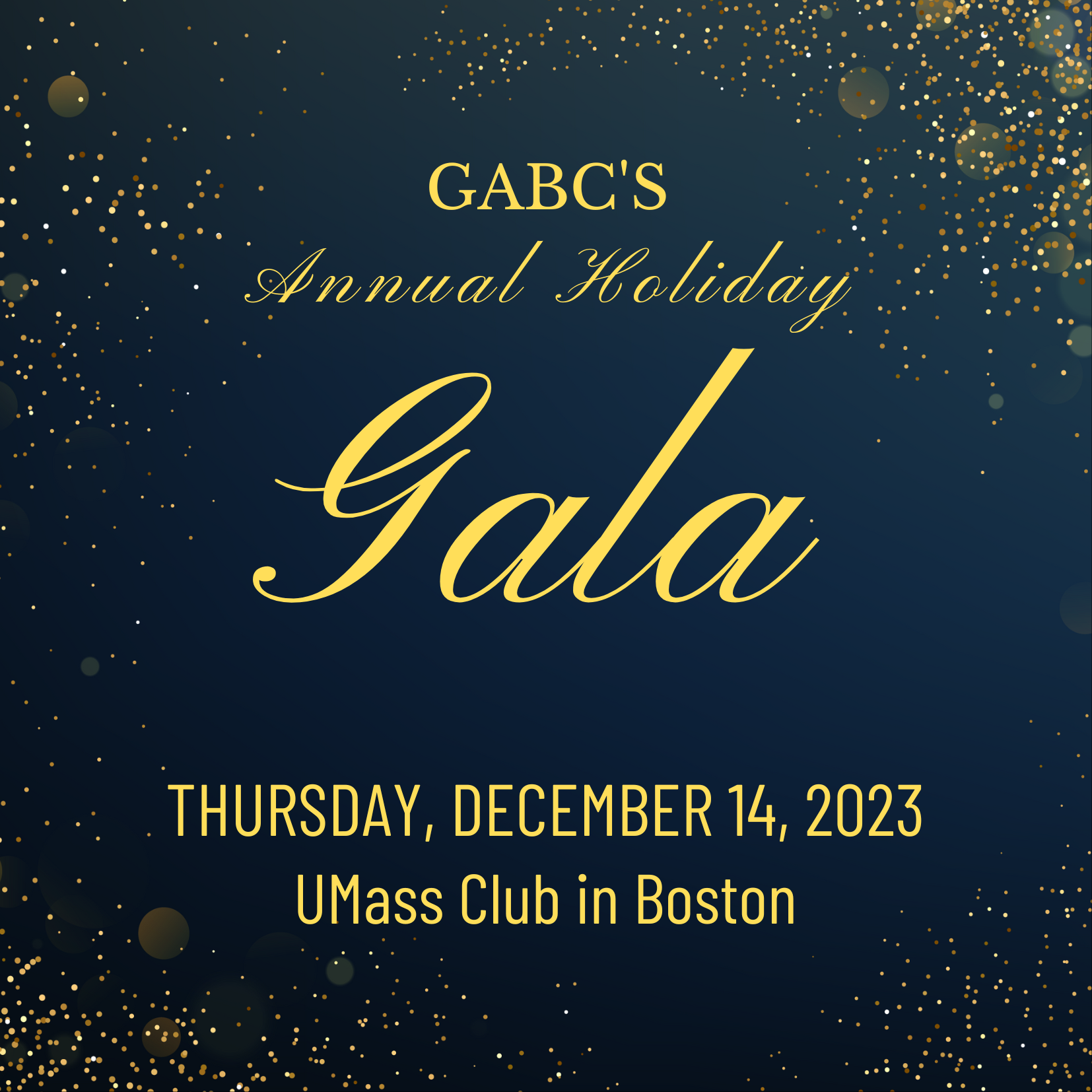 Annual GABC Holiday Gala : GABC Boston